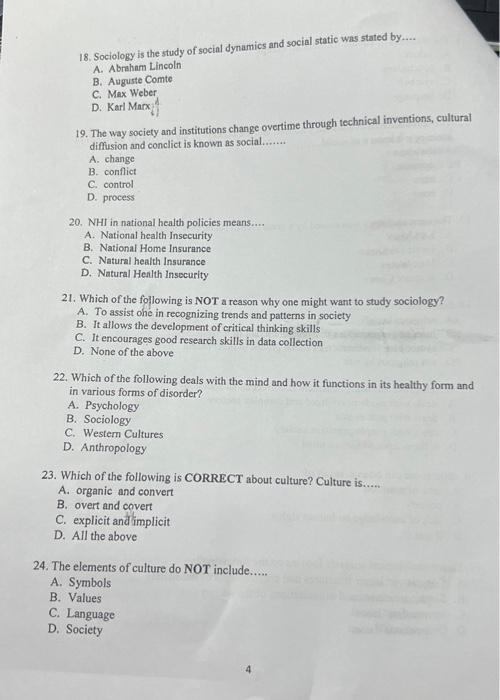 INSTRUCTION: CIRCLE THE CORRECT ALPHABET ON THE | Chegg.com