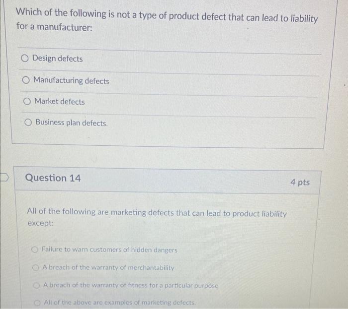Solved Which of the following is not a type of product | Chegg.com