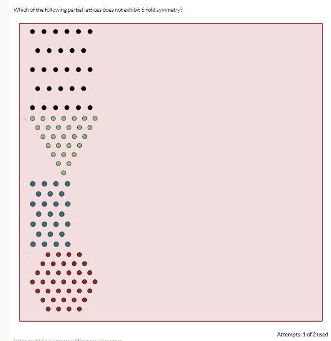 Solved Which of the following partial lattices does not | Chegg.com