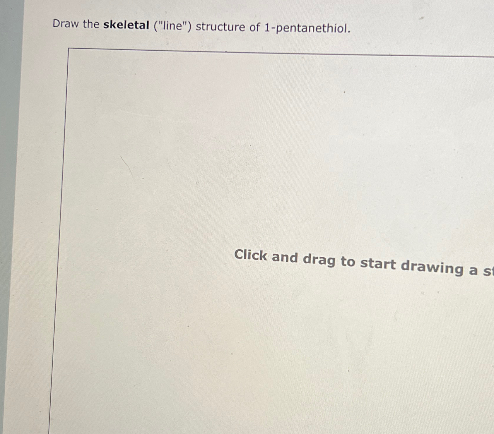 Solved Draw the skeletal ("line") ﻿structure of | Chegg.com