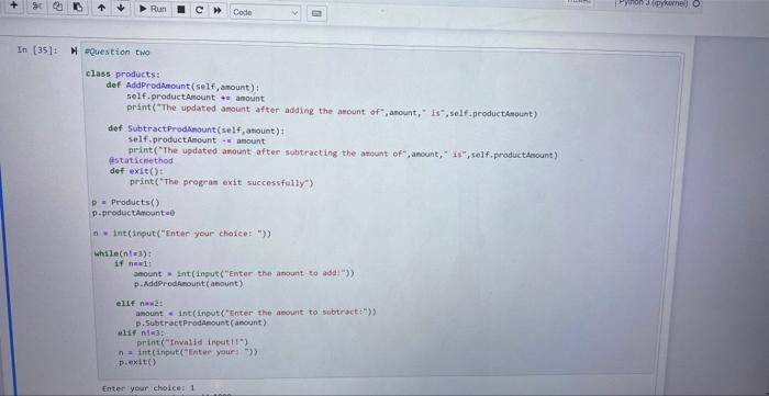 Solved Can someone please type it out to get correcr output | Chegg.com