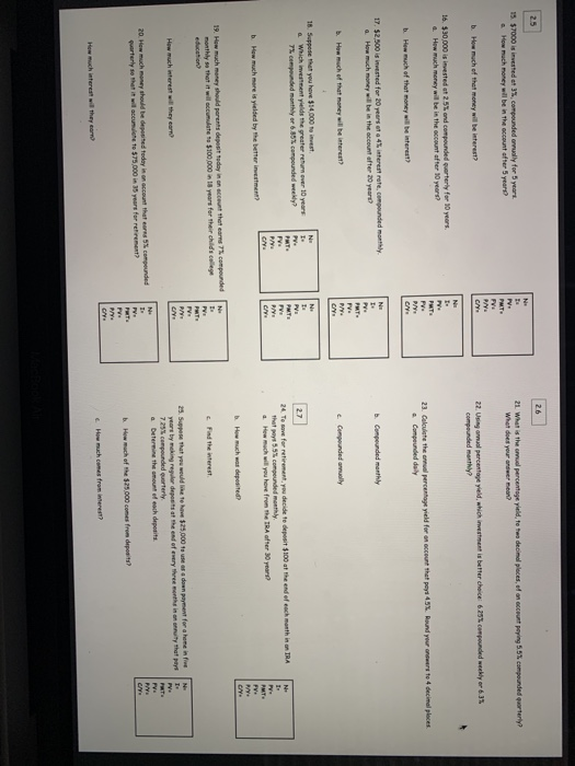 Solved Module 2 Review Name Round all answers to the nearest | Chegg.com