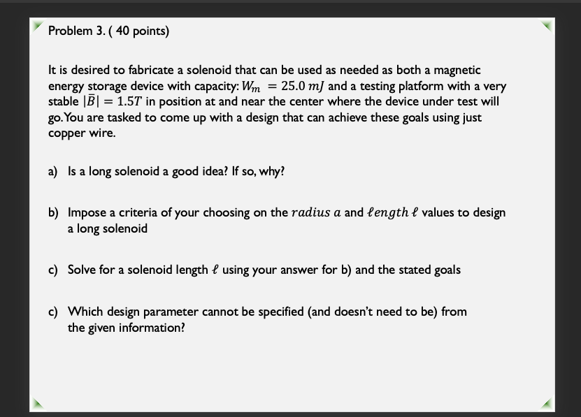 Solved Problem 3. ( 40 ﻿points)It is desired to fabricate a | Chegg.com
