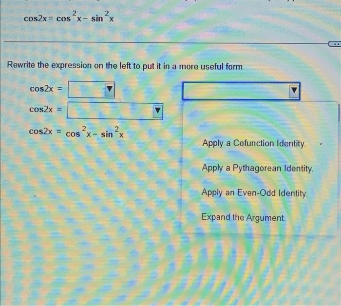 Solved Verify that the equation given below is an identity. | Chegg.com