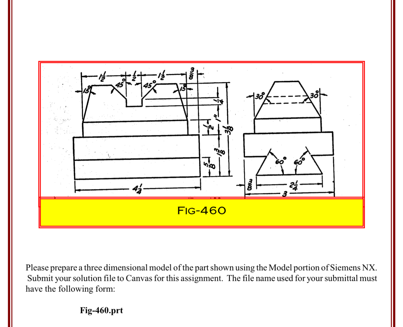 Solved Pleae use Nx only show each dimension and constraints | Chegg.com