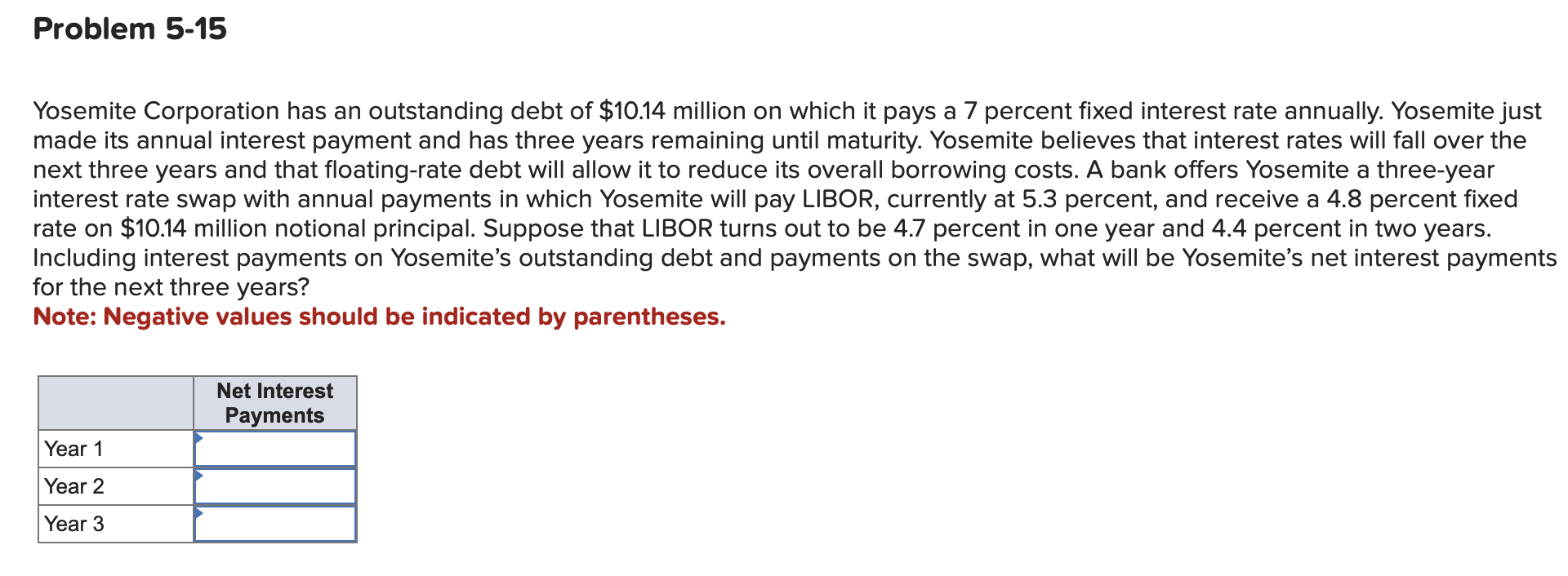 Solved Problem 5-15 ﻿Yosemite Corporation has an outstanding | Chegg.com