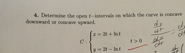 Solved Determine the open t-intervals on which the curve is | Chegg.com