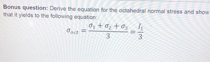 Solved Bonus question: Derive the equation for the | Chegg.com