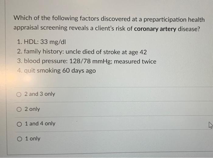 Solved Which of the following factors discovered at a | Chegg.com