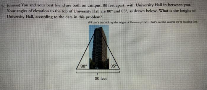 Solved 4. 112 points You and your best friend are both on | Chegg.com