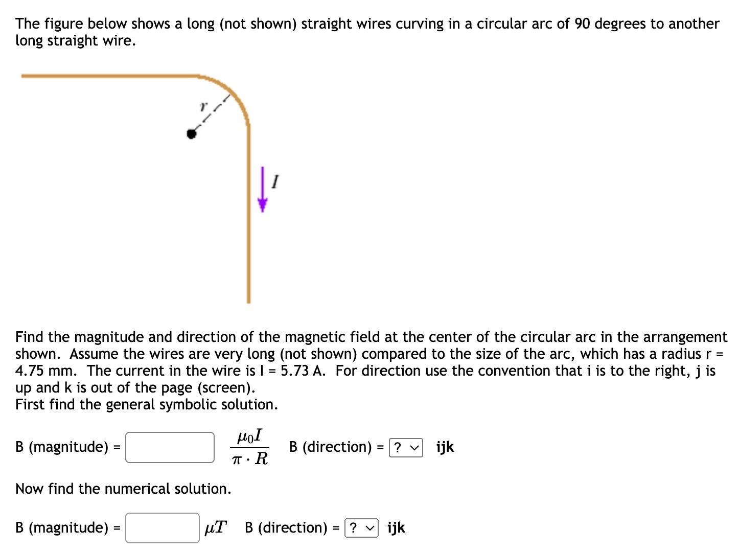 Solved The figure below shows a long (not shown) ﻿straight | Chegg.com