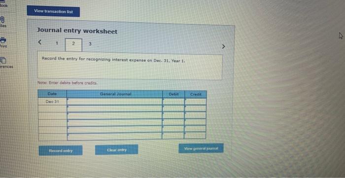 Solved Exercise 10-16A (Algo) Straight-line amortization for | Chegg.com