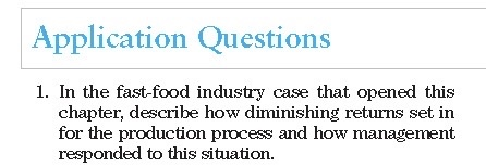 Solved Case for Analysis Production and Cost Analysis in the | Chegg.com