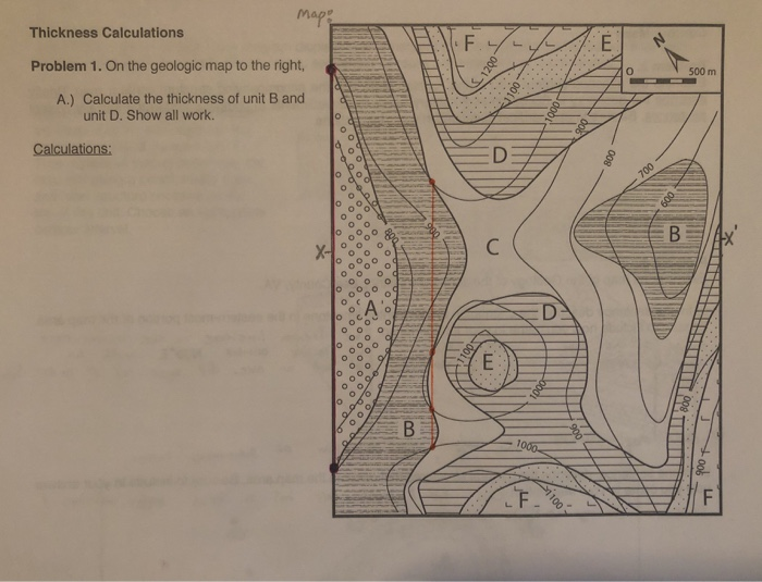 Solved mape Thickness Calculations F E Problem 1. On the | Chegg.com