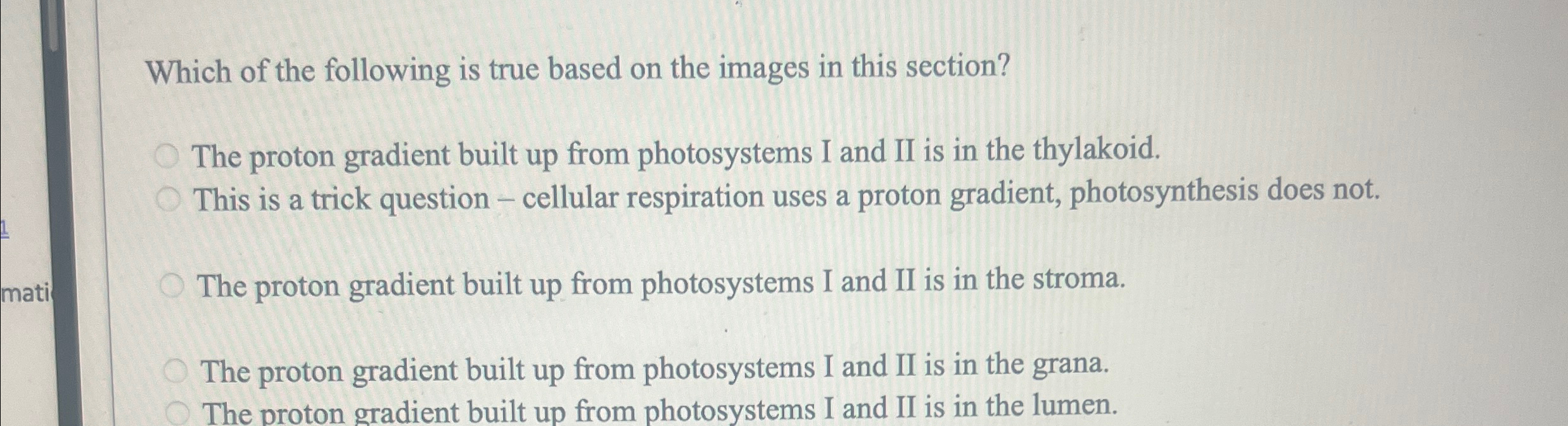 Solved Which of the following is true based on the images in | Chegg.com