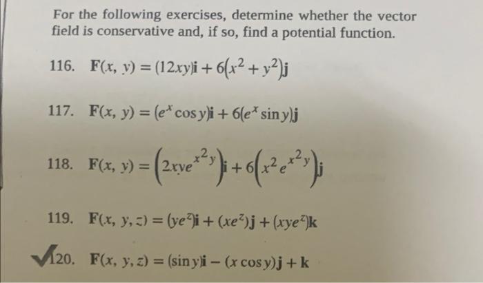 Solved For the following exercises, determine whether the | Chegg.com