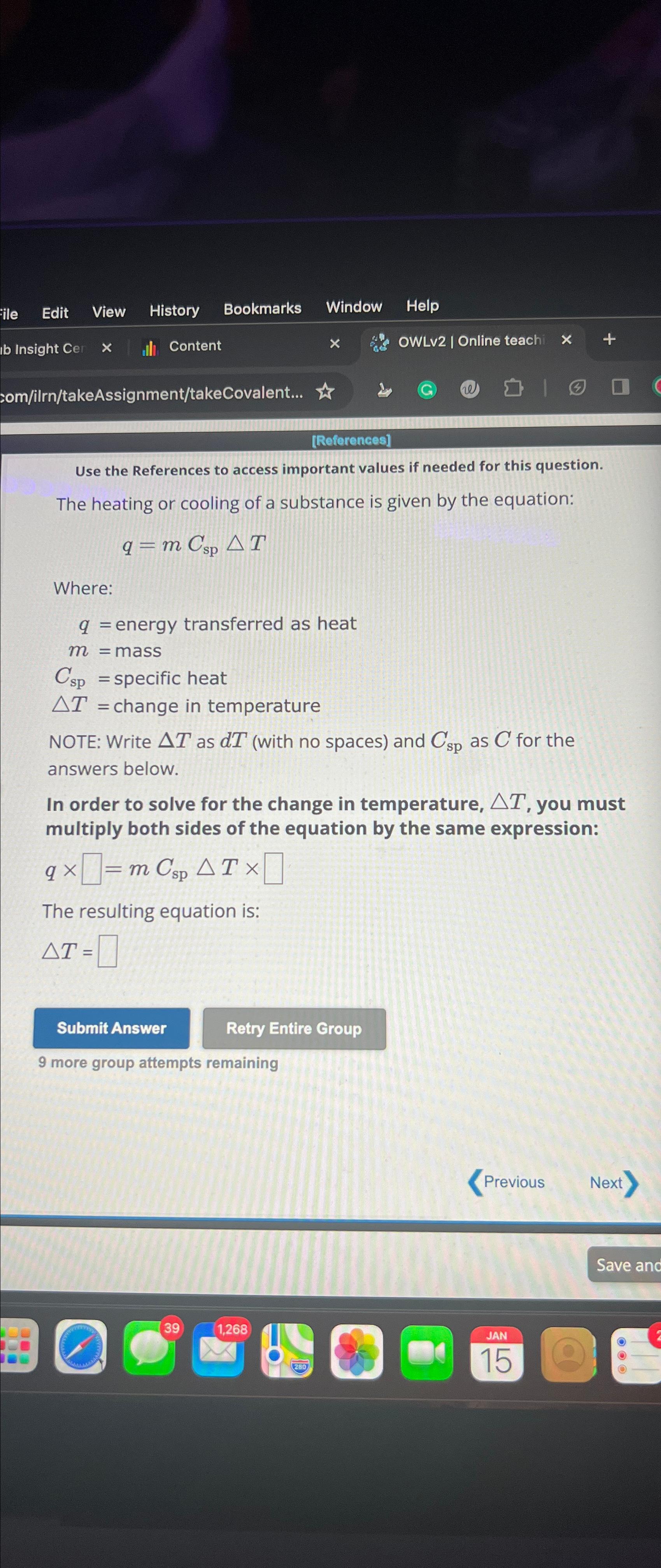 Solved [References]Use the References to access important | Chegg.com