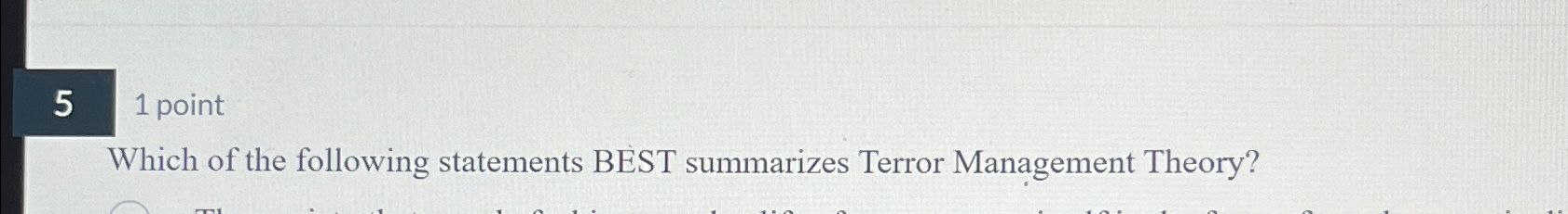 Solved 51 ﻿pointWhich of the following statements BEST | Chegg.com