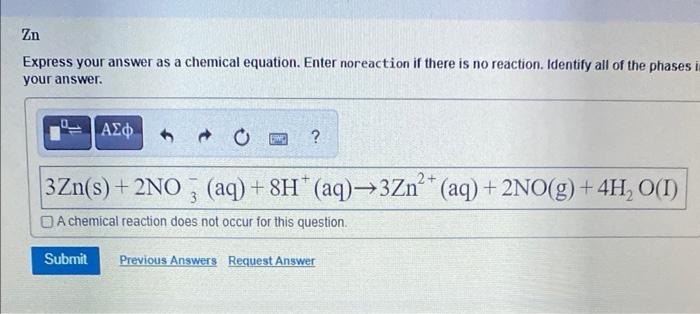 Solved Decide whether or not each of the following metals | Chegg.com