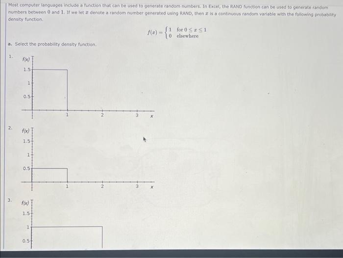 Solved Most computer languages include a function that can | Chegg.com