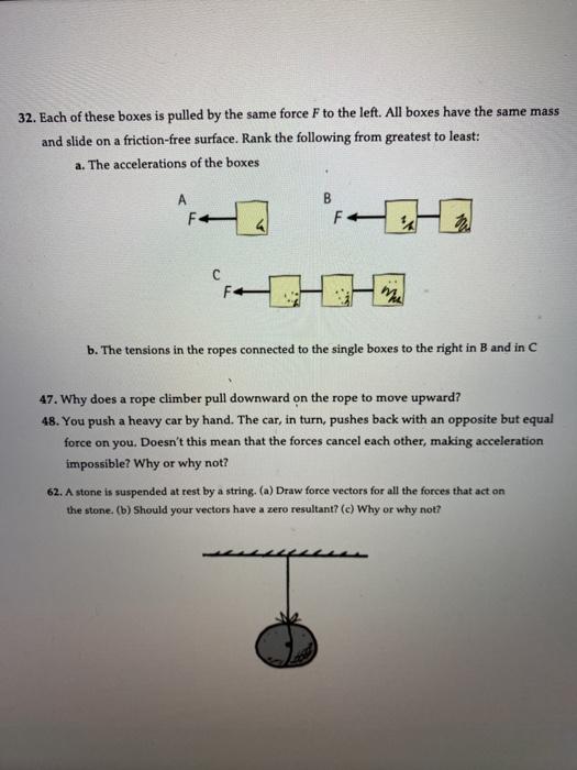 Solved Physics 131: Newton's 3rd Law Problems 9. Consider | Chegg.com