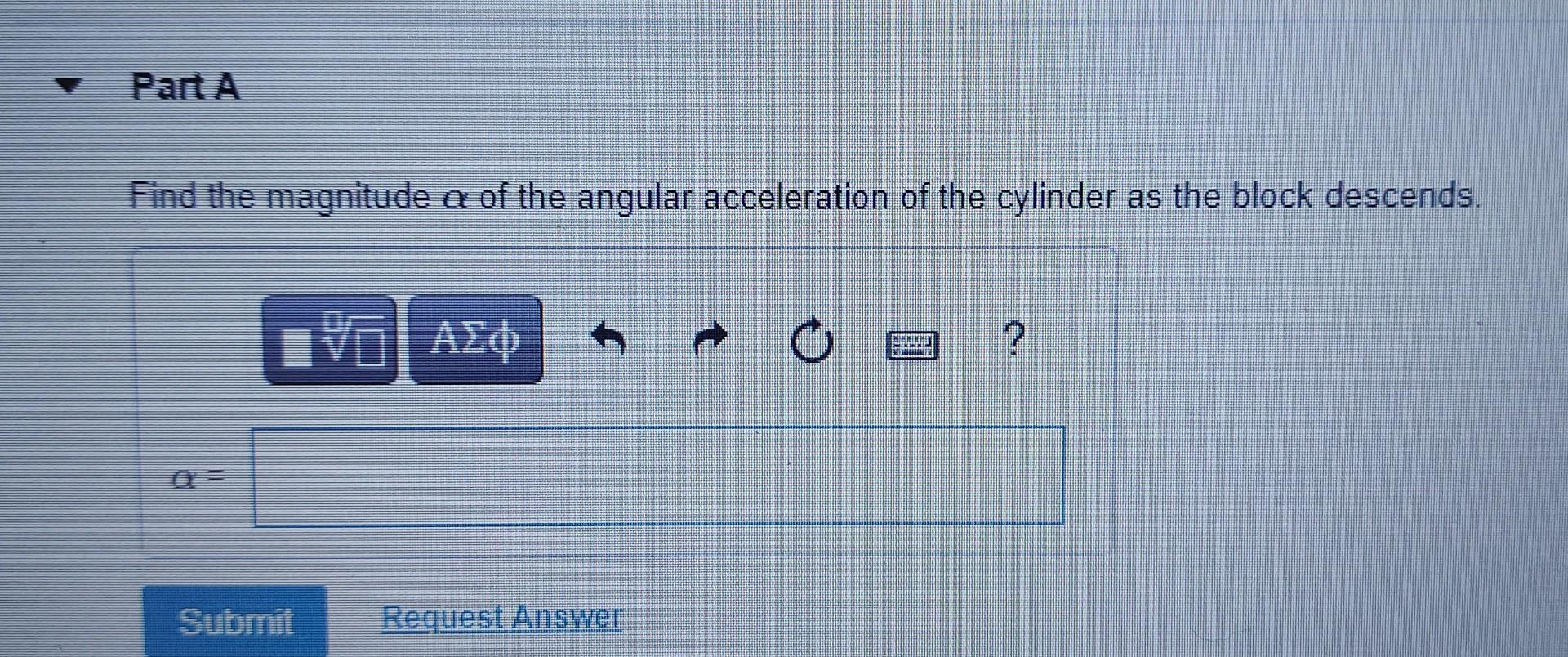 Solved 08 A string is wrapped around a uniform solid | Chegg.com