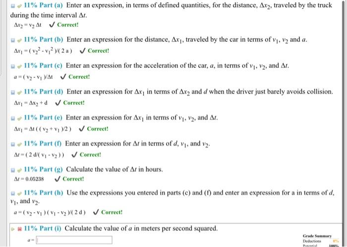 just solve part i pleease On a one lane road, a | Chegg.com