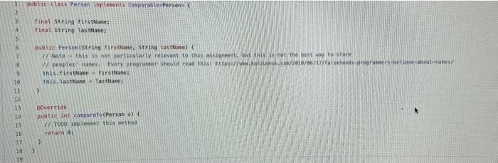 Several incomplete classes are provided in the | Chegg.com