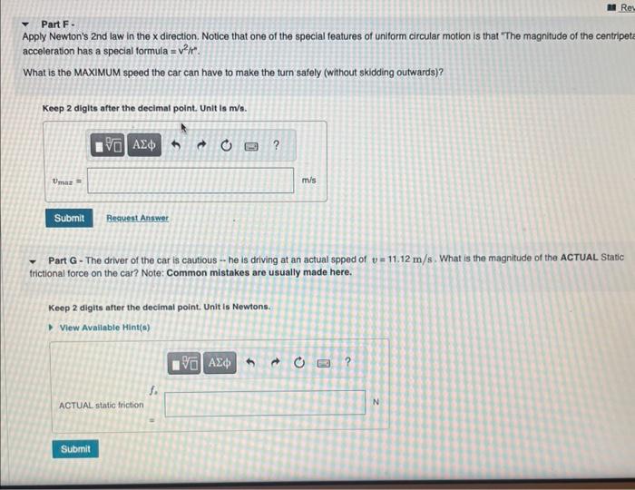 Solved Part E - What is the magnitude of the MAX Static | Chegg.com