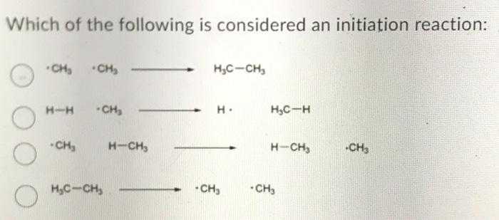 Solved Which of the following is considered an initiation | Chegg.com
