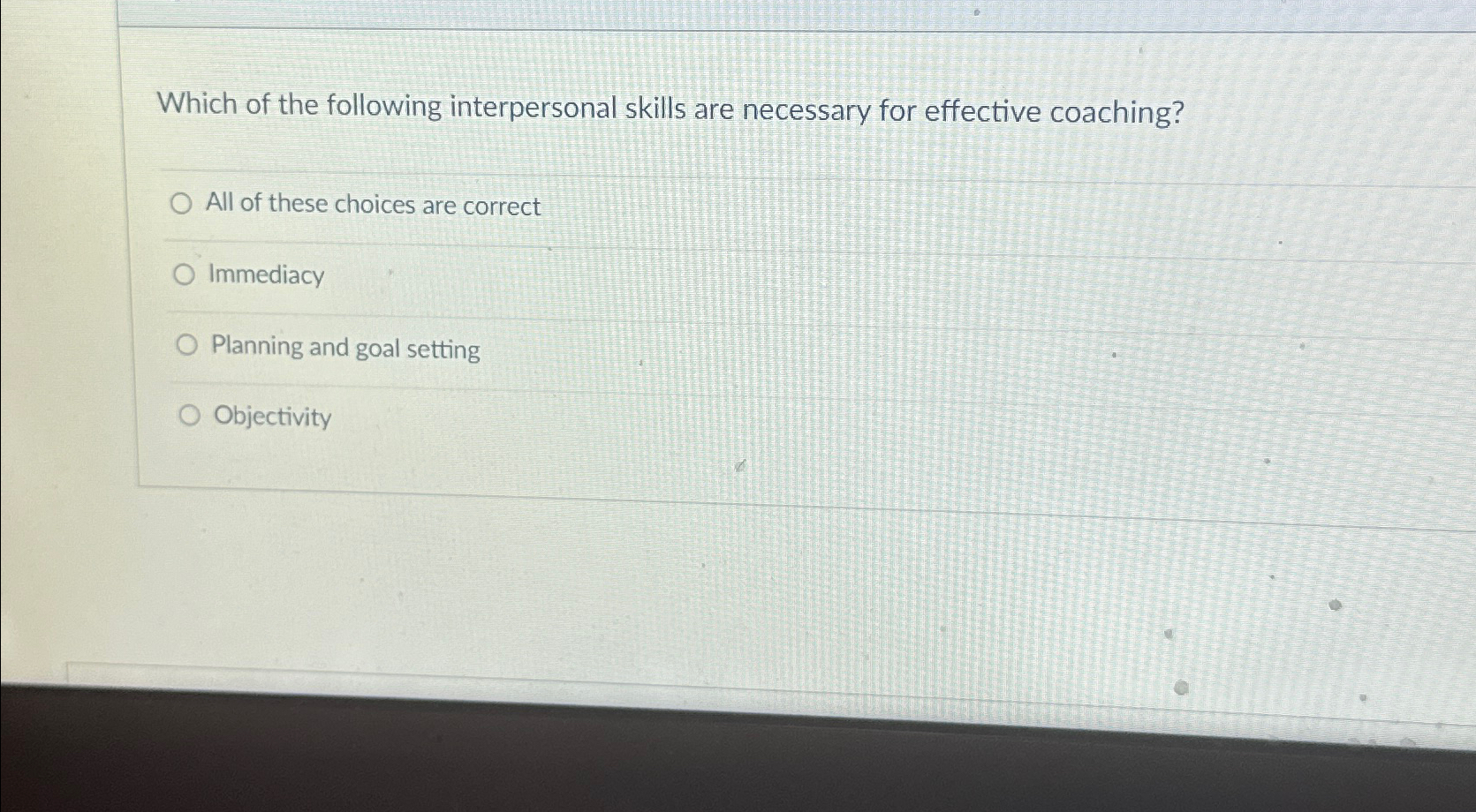 Solved Which of the following interpersonal skills are | Chegg.com