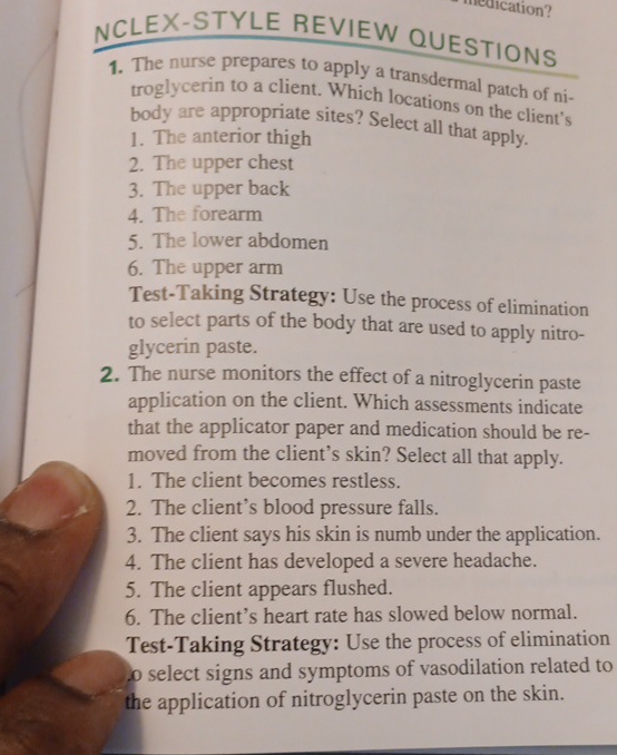 Solved NCLEX-STYLE REVIEW QUESTIONSThe nurse prepares to | Chegg.com