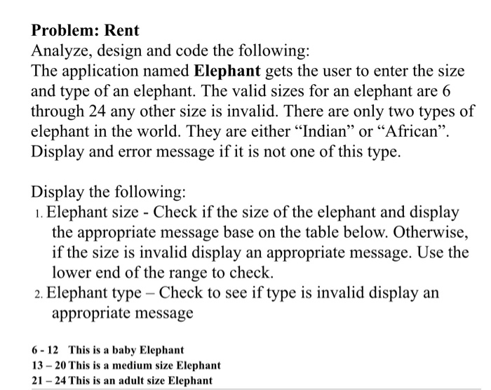 Solved write in simple java code for basic beginner | Chegg.com