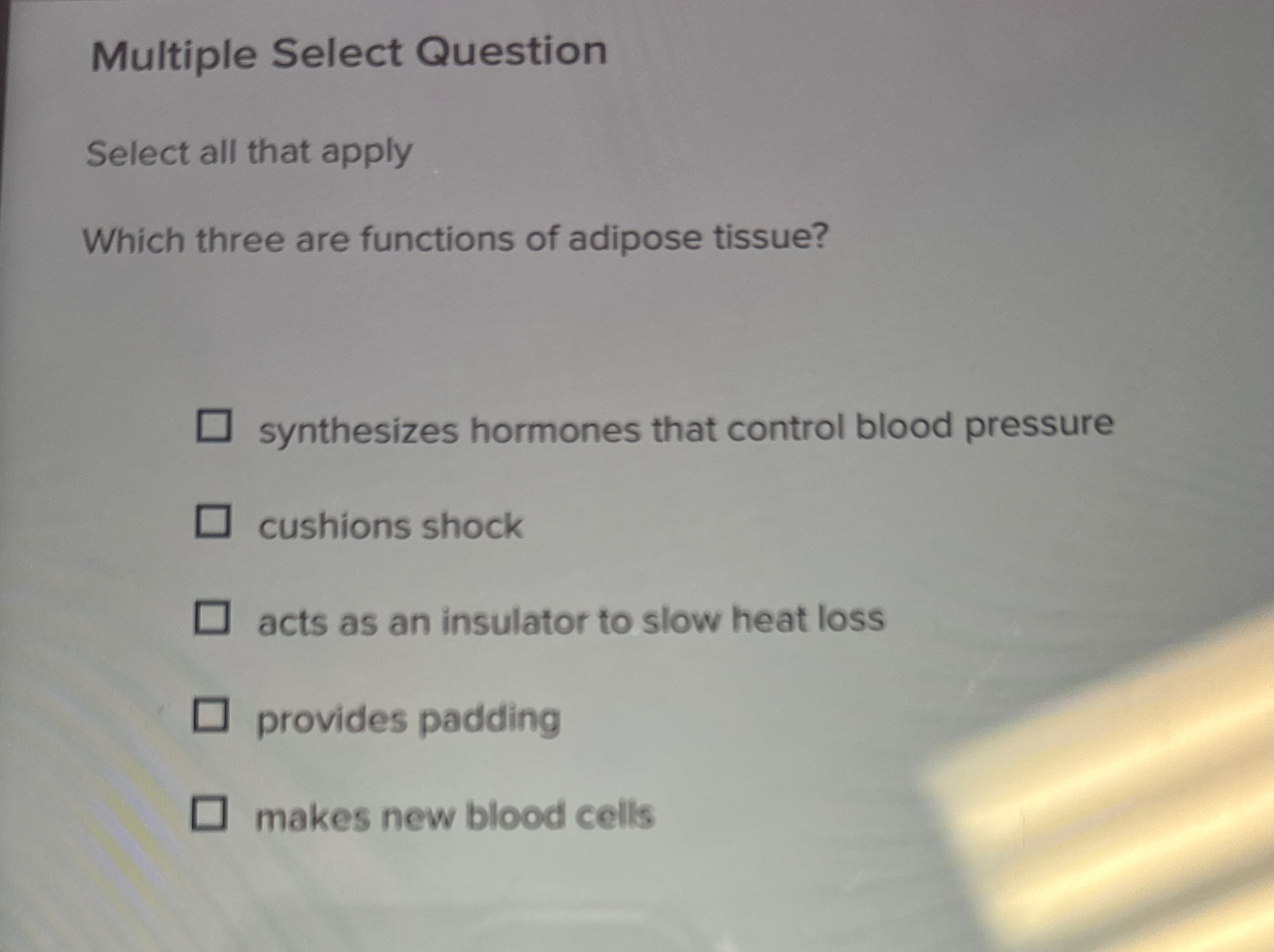 Solved Multiple Select QuestionSelect all that applyWhich | Chegg.com