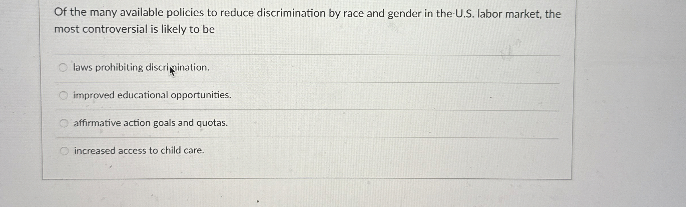 Solved Of the many available policies to reduce | Chegg.com
