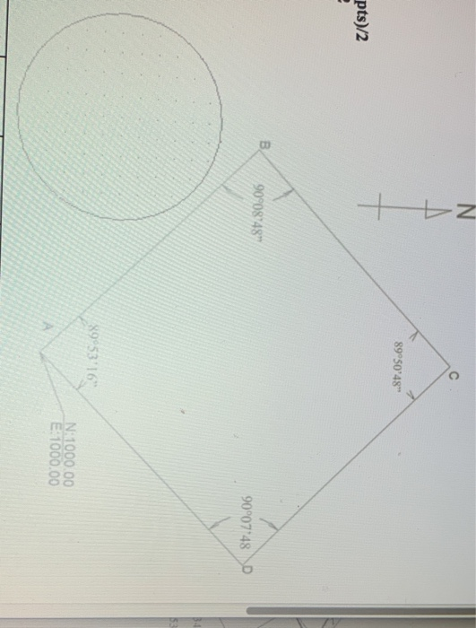 Solved 8. Using the data from the Traverse : a) Balance the | Chegg.com
