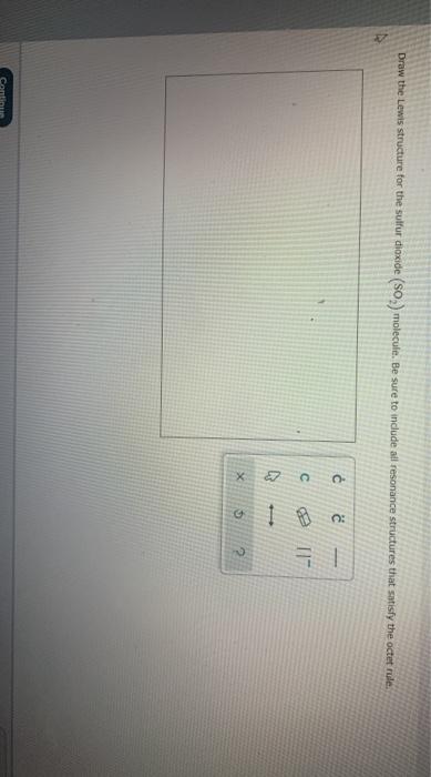 Solved Draw the Lewis structure for the sulfur dioxide (S02) | Chegg.com