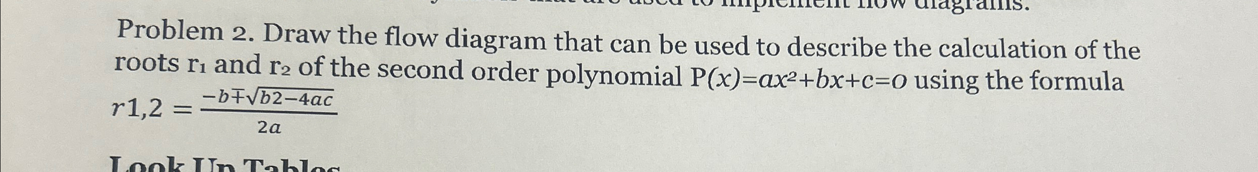 Solved Problem 2. ﻿Draw the flow diagram that can be used to | Chegg.com