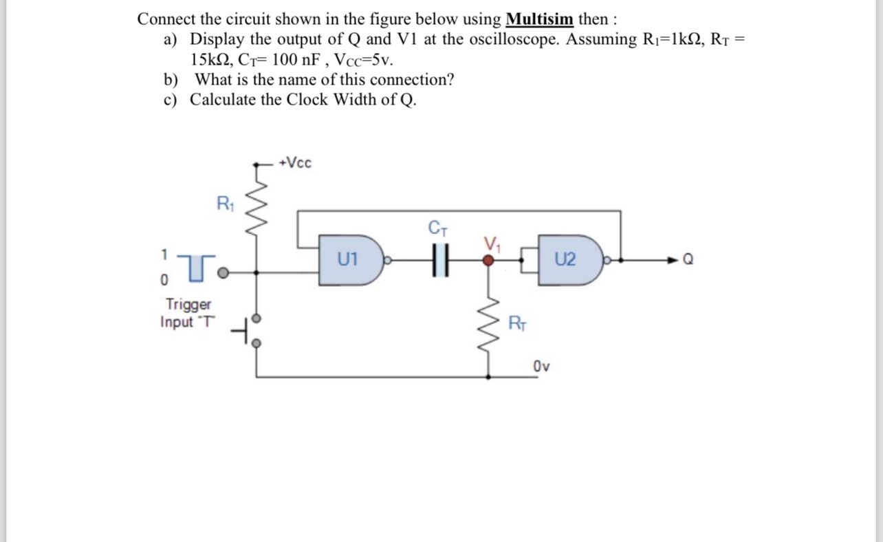 Solved Connect the circuit shown in the figure below using | Chegg.com