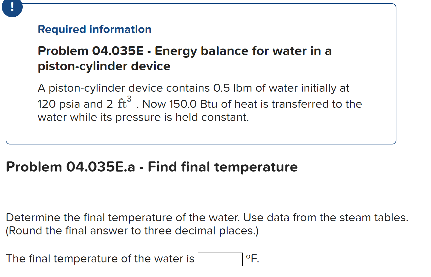 Solved !Required informationProblem 04.035E - ﻿Energy | Chegg.com