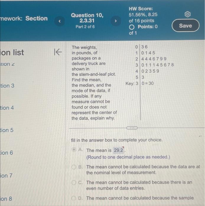 Solved fill in the answer box to complete your choice. A. | Chegg.com