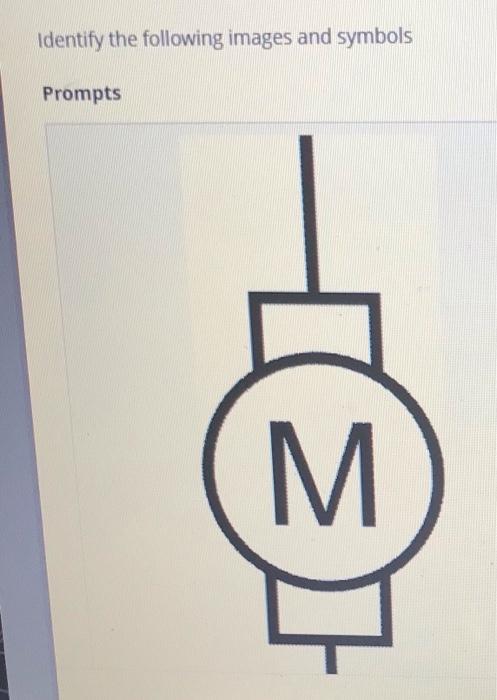 Solved Identify the following images and symbols Prompts M | Chegg.com