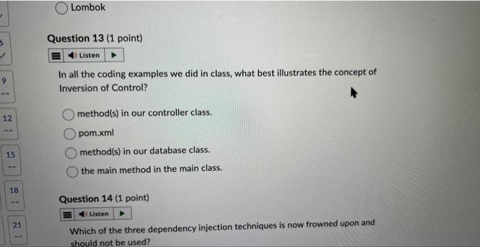 Solved You have a controller class that your prof ensures | Chegg.com