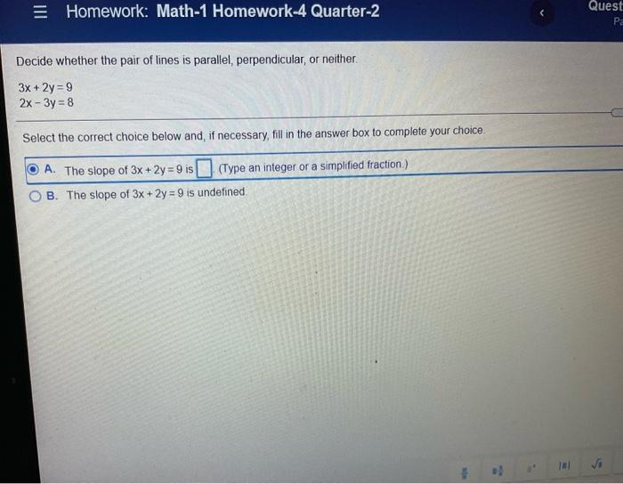 Solved Homework: Math-1 Homework-4 Quarter-2 Quest Pa Decide | Chegg.com
