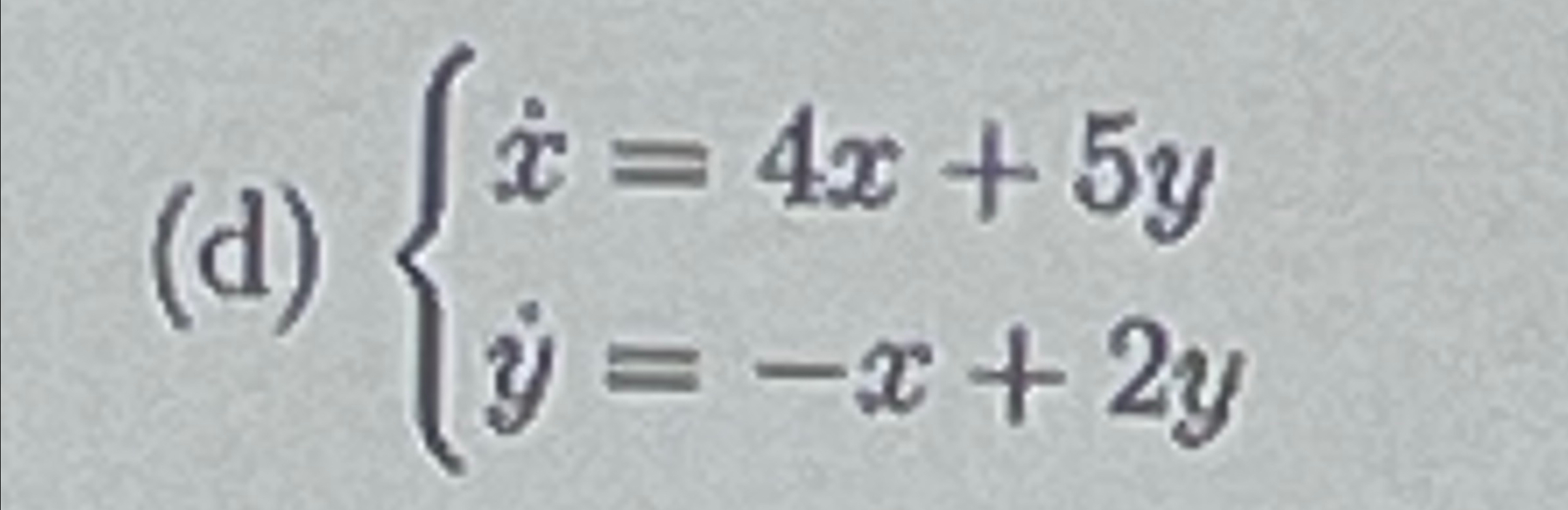 Solved Solve the following systems of equations by matix | Chegg.com