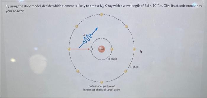 Solved By using the Bohr model, decide which element is | Chegg.com