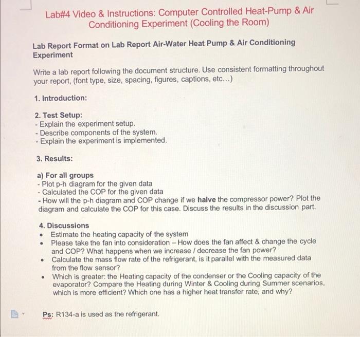 Solved Lab#4 Video & Instructions: Computer Controlled | Chegg.com