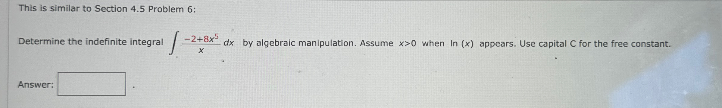 Solved This is similar to Section 4.5 ﻿Problem 6:Determine | Chegg.com