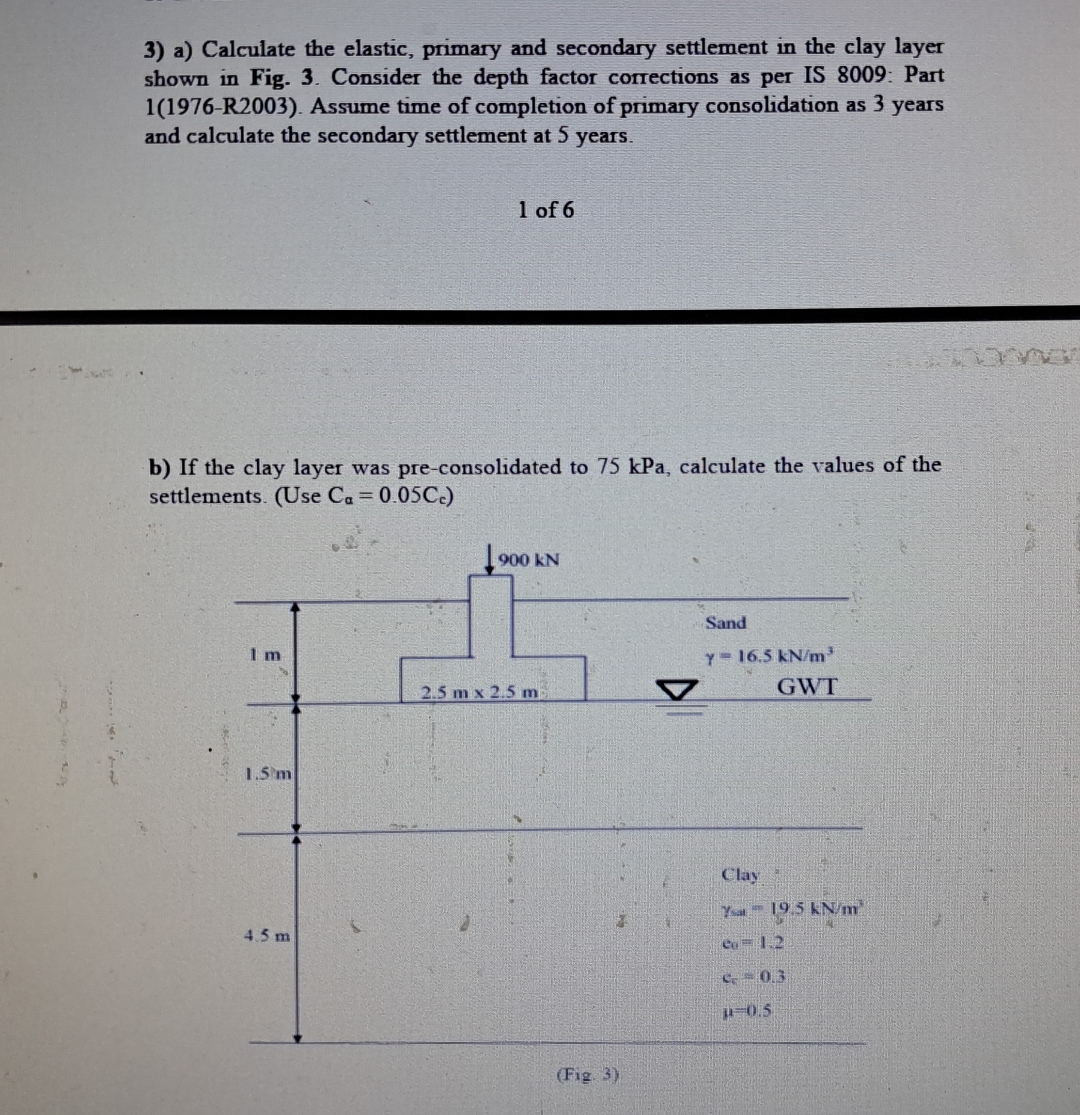Solved a) ﻿Calculate the elastic, primary and secondary | Chegg.com