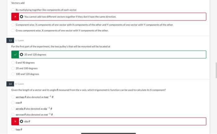 Solved Vectors add By muitiplying together like components | Chegg.com